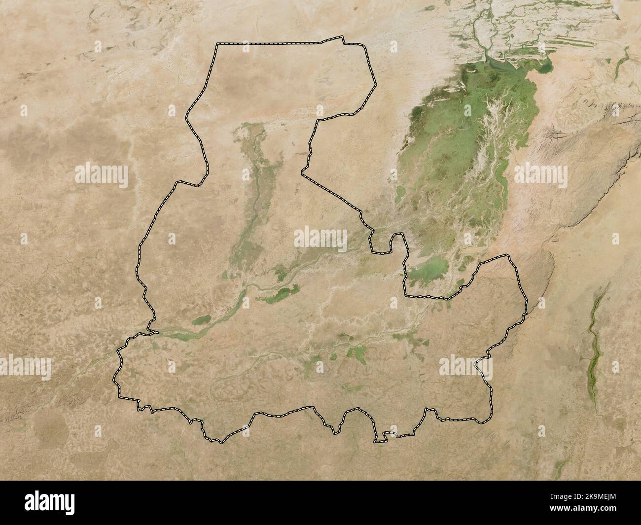 Segou, region of Mali. Low resolution satellite map Stock Photo - Alamy
