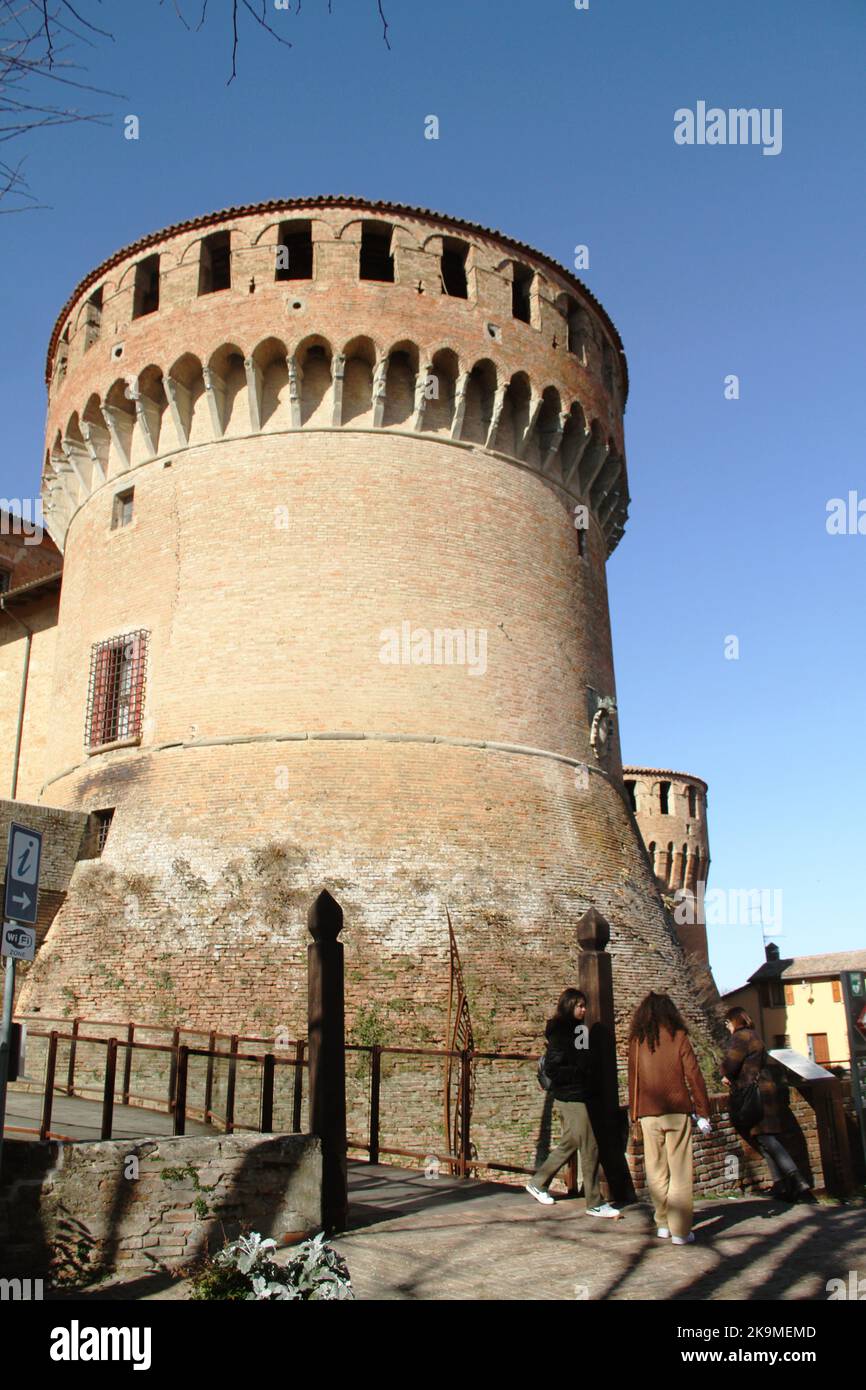 Rocca Sforzesca (Sforza Fortress), medieval structure in Dozza, Italy ...