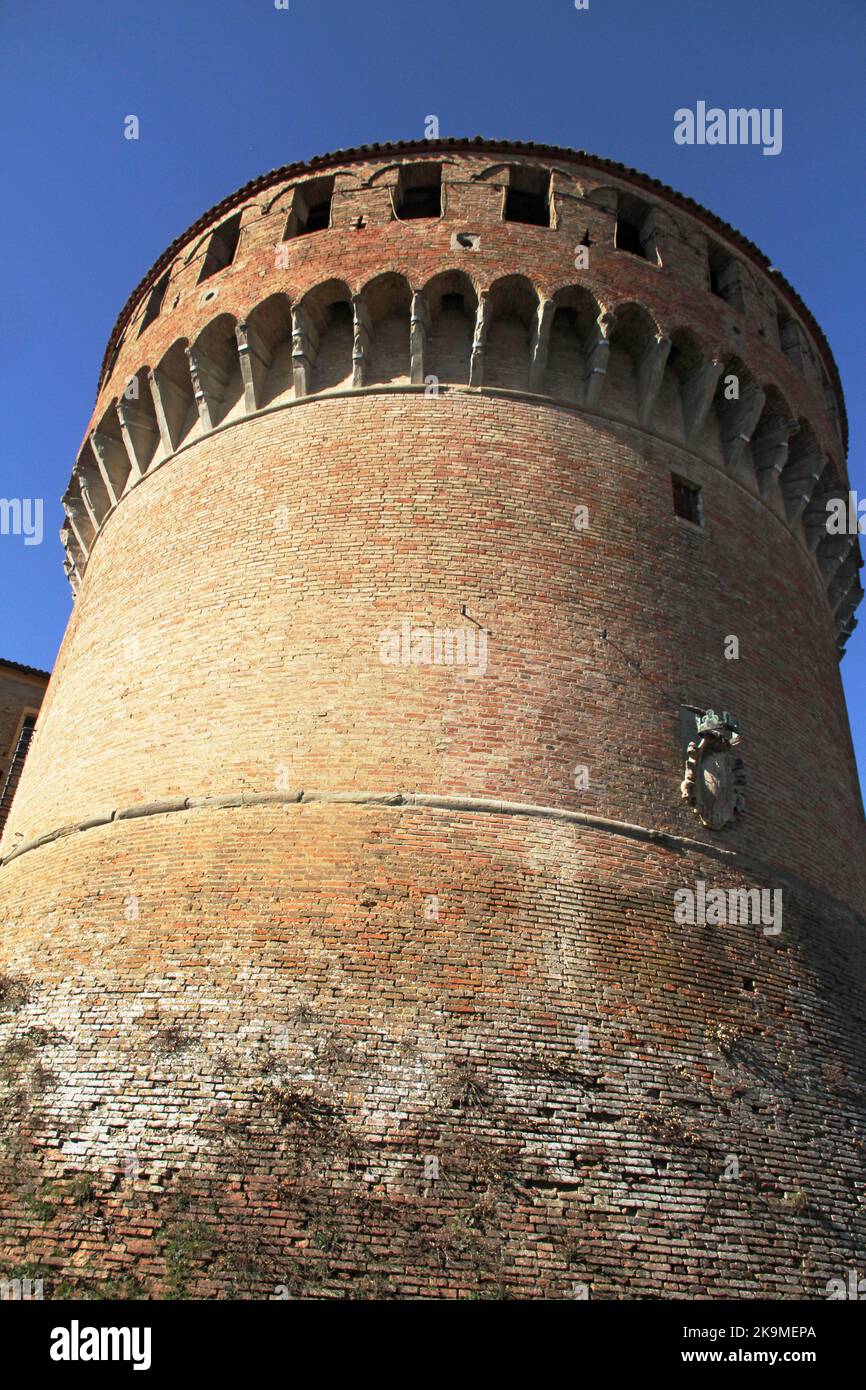 Rocca Sforzesca (Sforza Fortress), medieval structure in Dozza, Italy ...