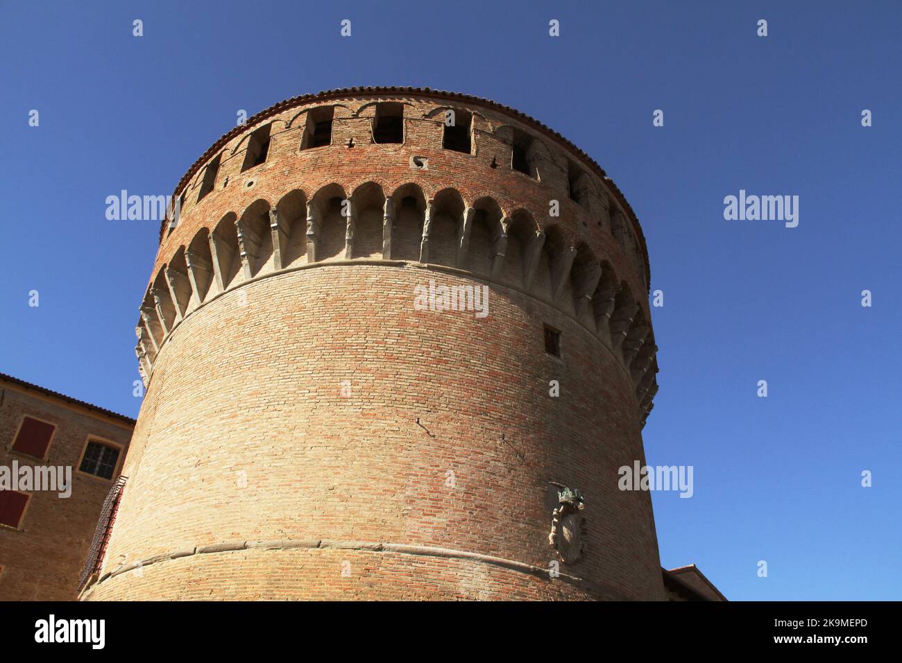 Rocca Sforzesca (Sforza Fortress), medieval structure in Dozza, Italy ...