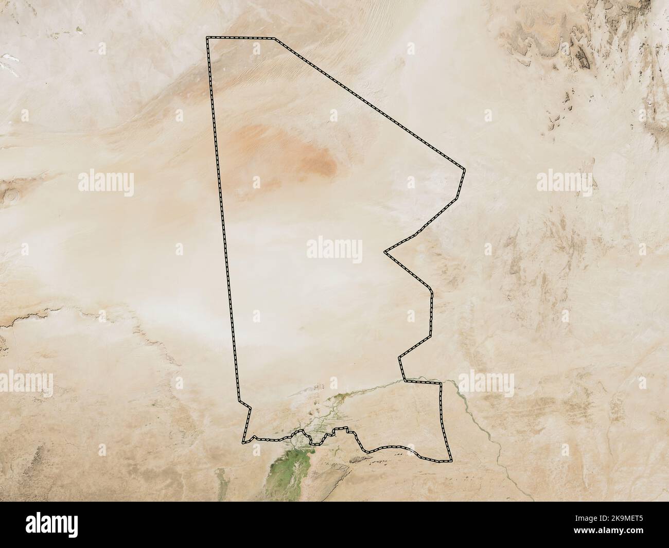 Timbuktu, region of Mali. Low resolution satellite map Stock Photo - Alamy