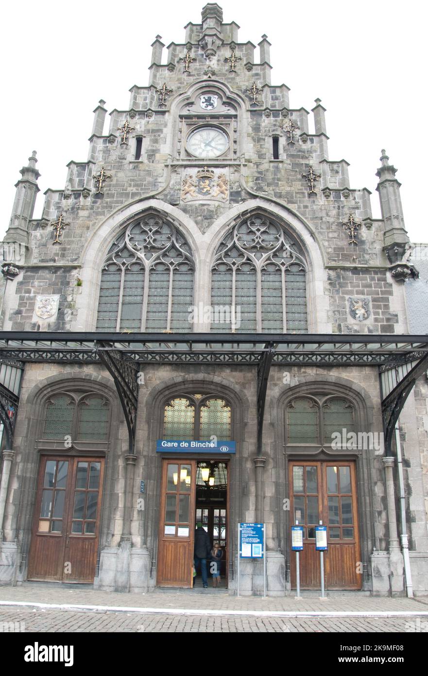 Binche Railway Station, Belgium - This beautiful ornate station is a ...