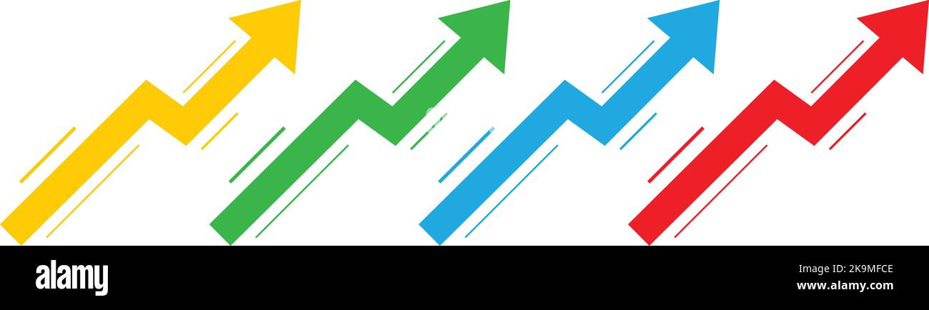 Set of minimal and unique arrow set isolated on white background ...