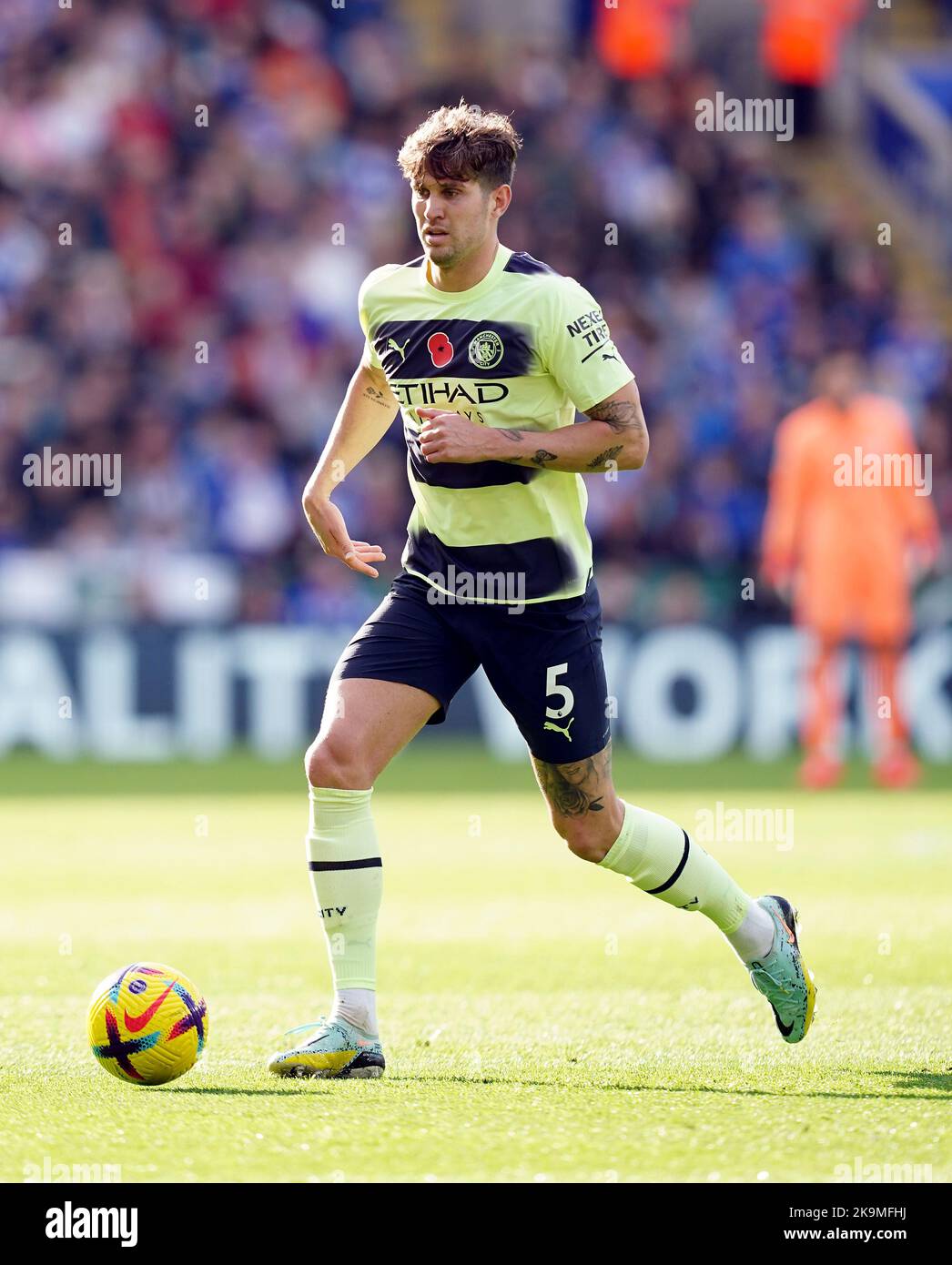 Manchester City's John Stones during the Premier League match at the ...