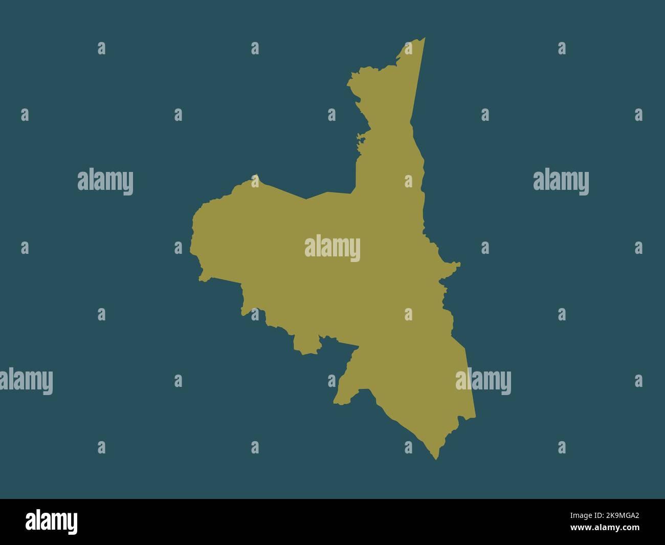 Assaba outline map hi-res stock photography and images - Alamy