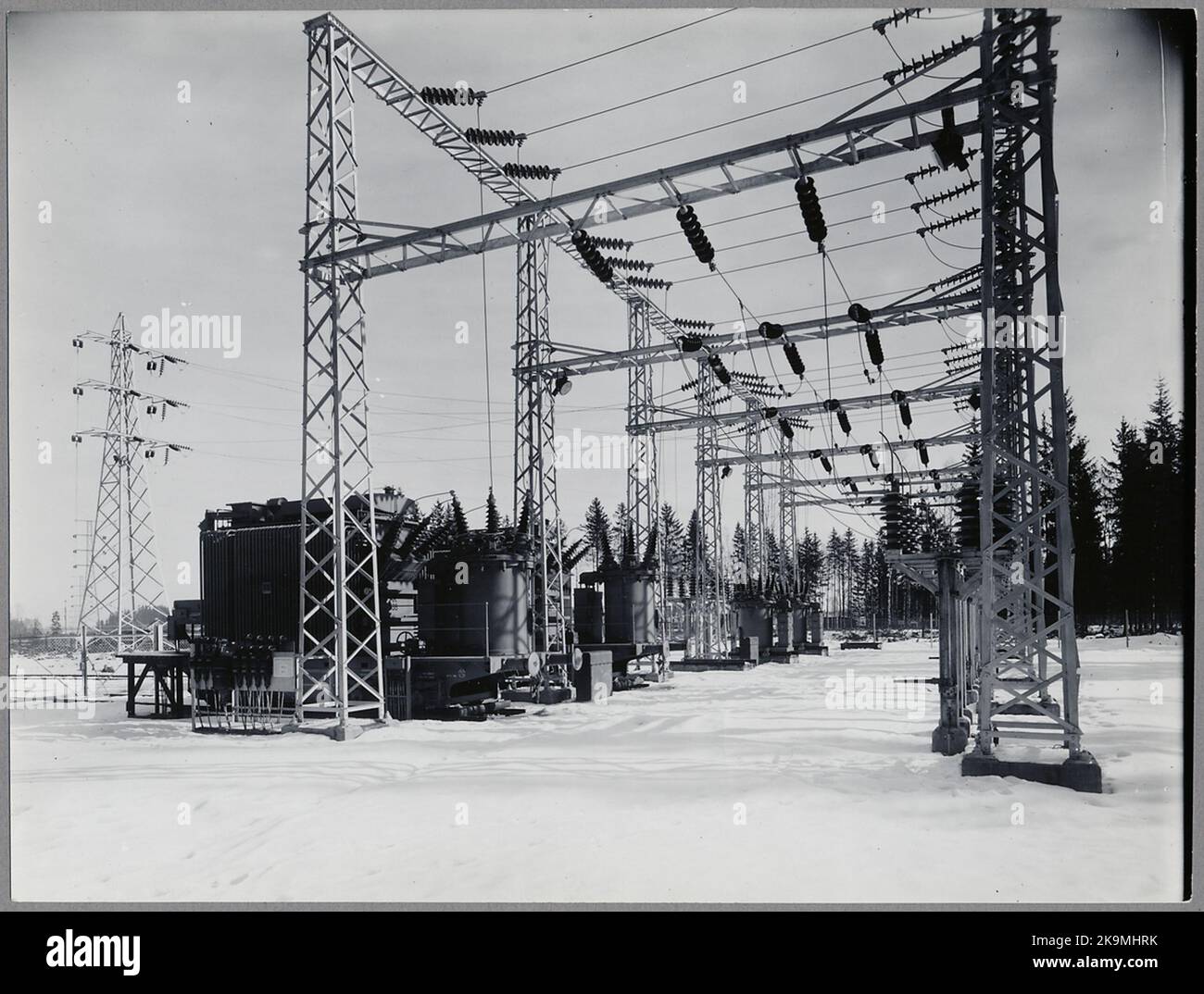 Electrical transformation station electricity hi-res stock photography ...