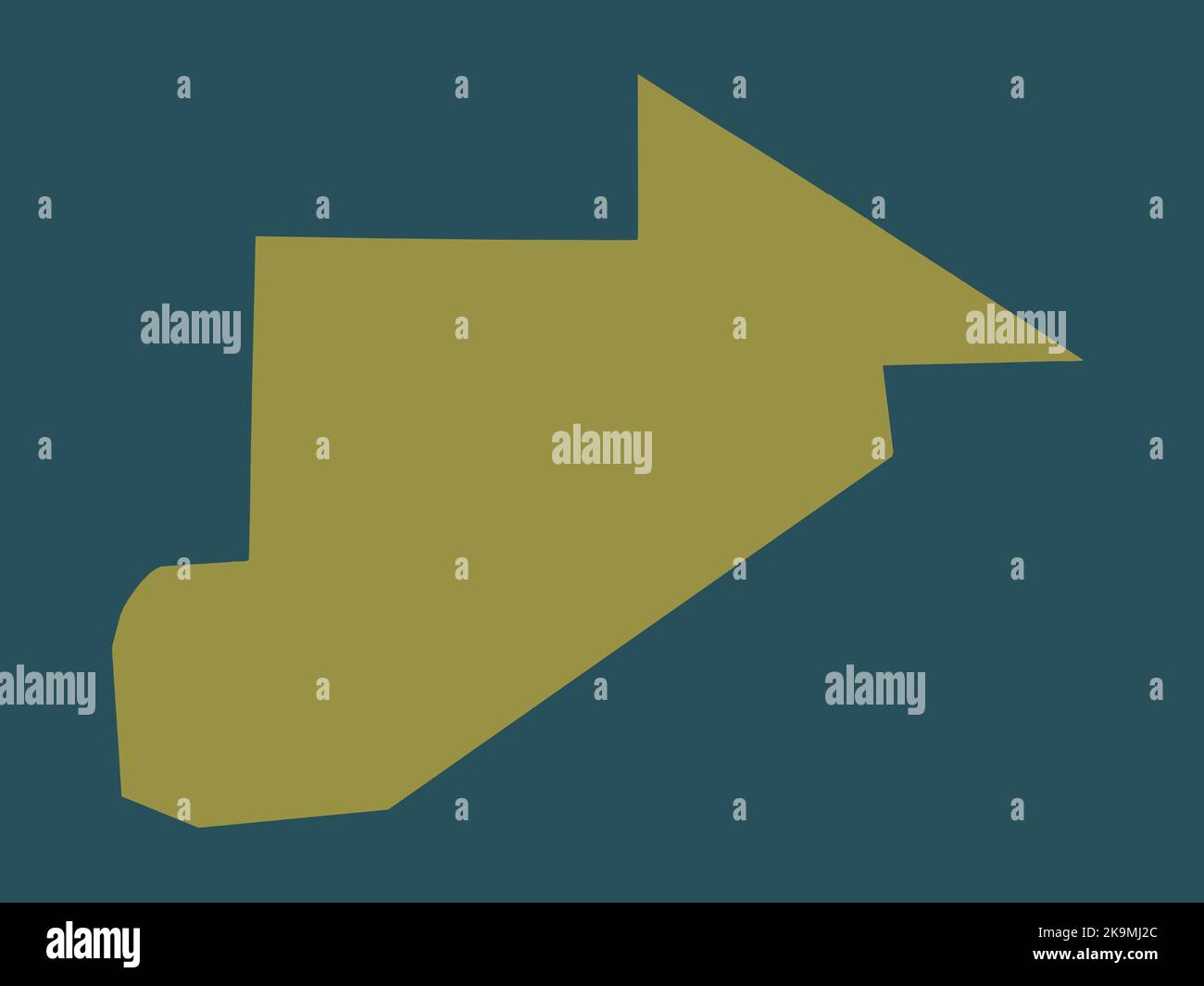 Tiris Zemmour, region of Mauritania. Solid color shape Stock Photo - Alamy