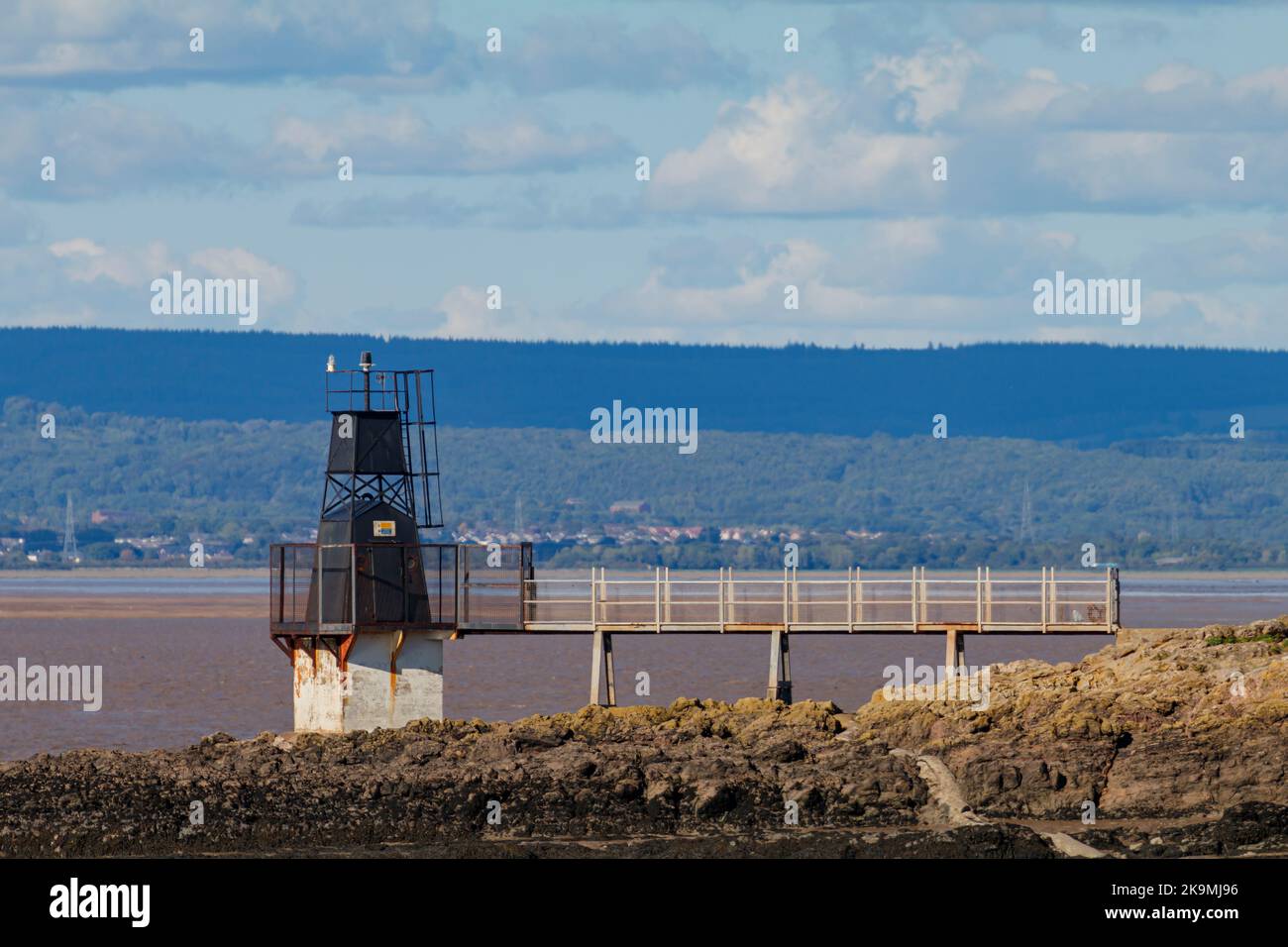 Battery Point lighthouse Portishead Stock Photo - Alamy