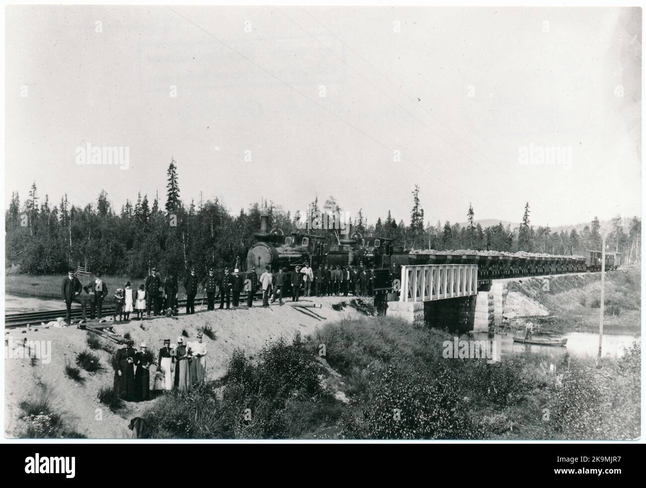 The State Railways, SJ GA 141 "FRODE", SJ GA 138 "Tord" View of Råne ...