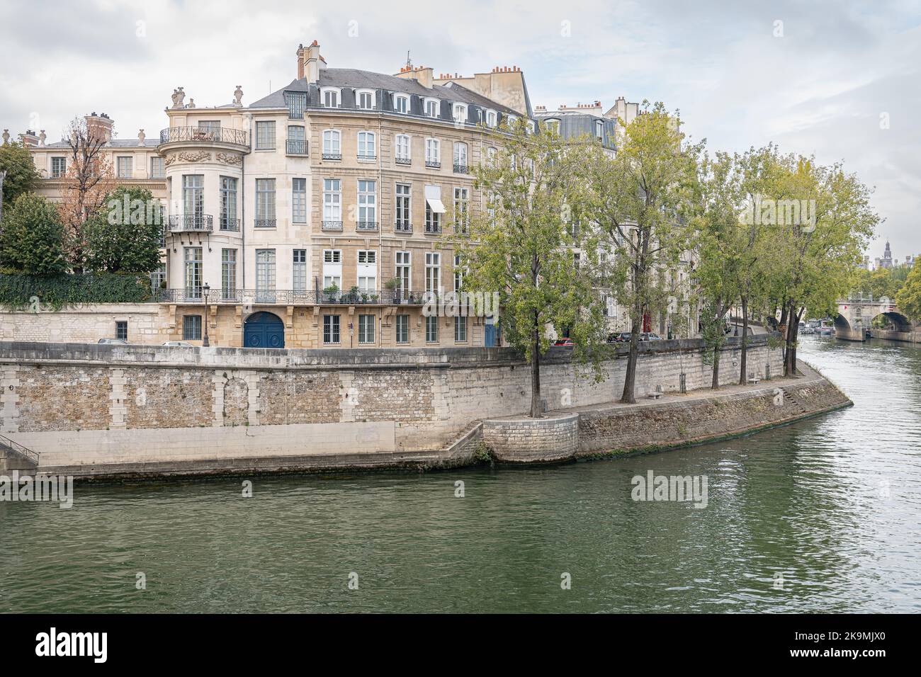 The River Seine from the Pont de Sully with the Island of Saint-Louis ...