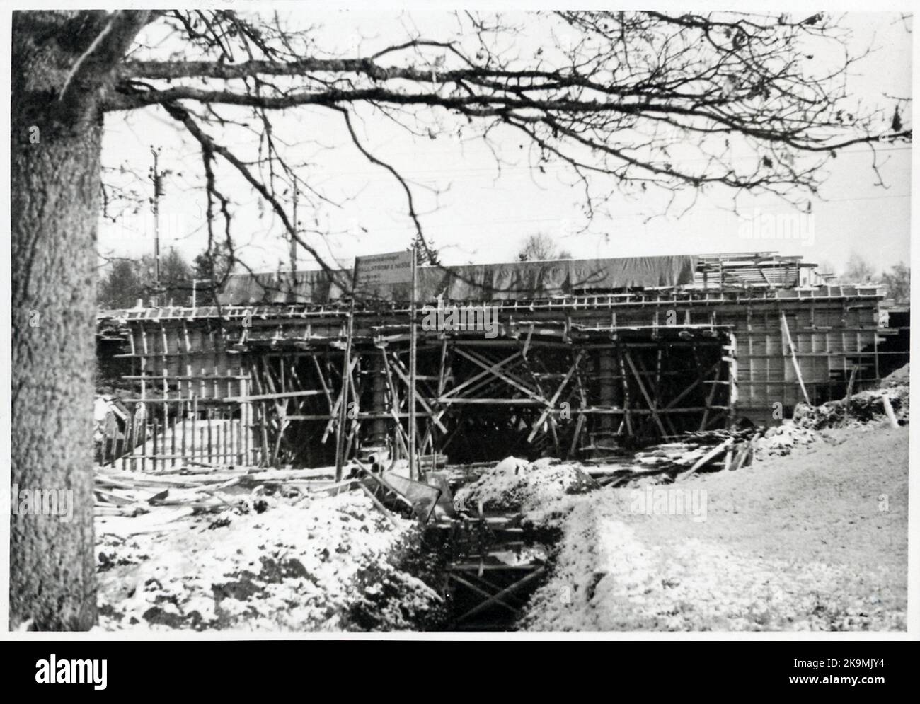 Road gate at Fabian on the line between Skövde and Skultorp Stock Photo ...