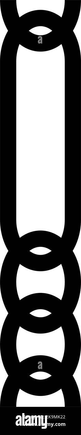 figaro chain line icon vector illustration Stock Vector Image & Art - Alamy