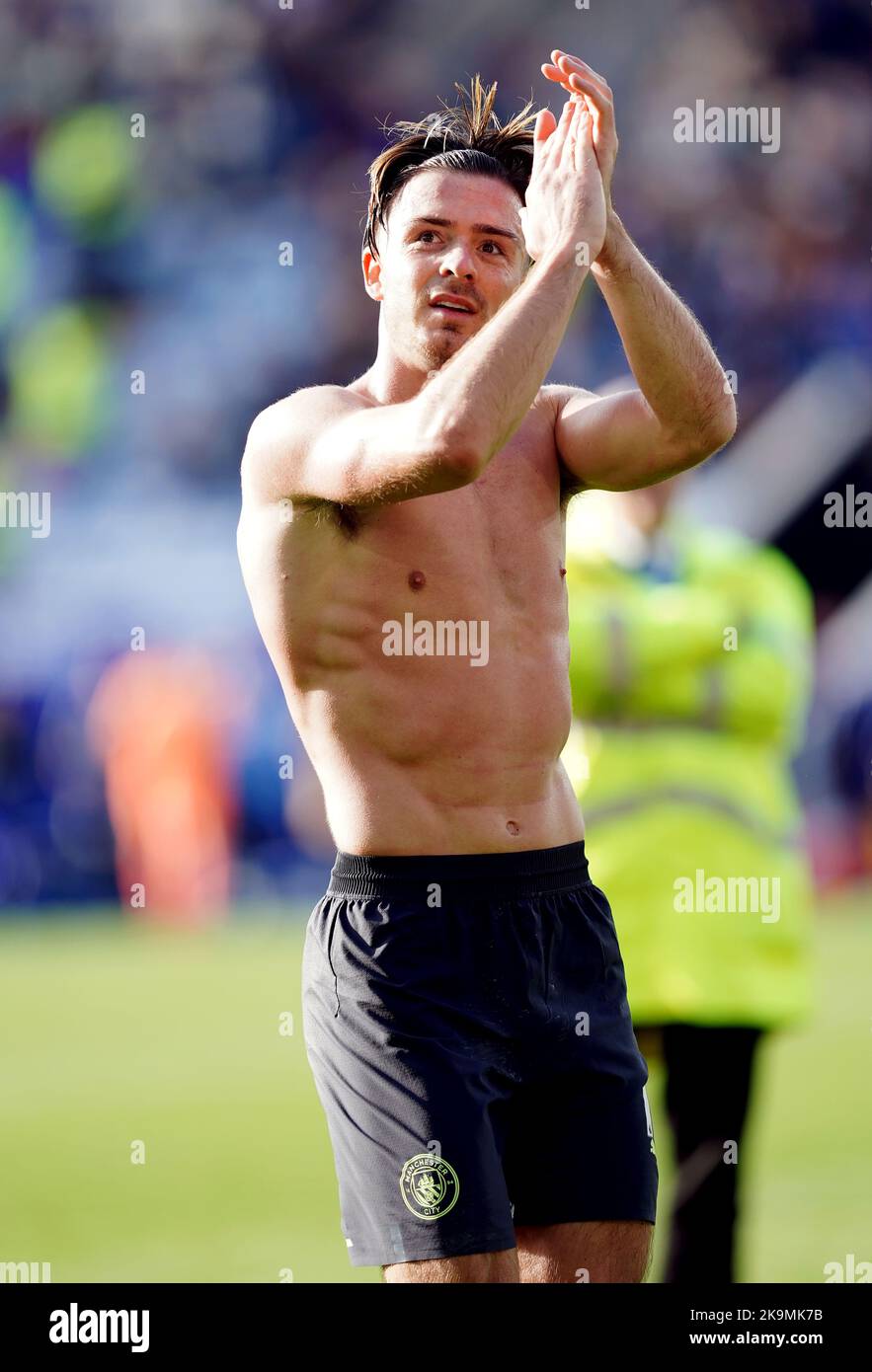 Manchester City's Jack Grealish after the Premier League match at the ...