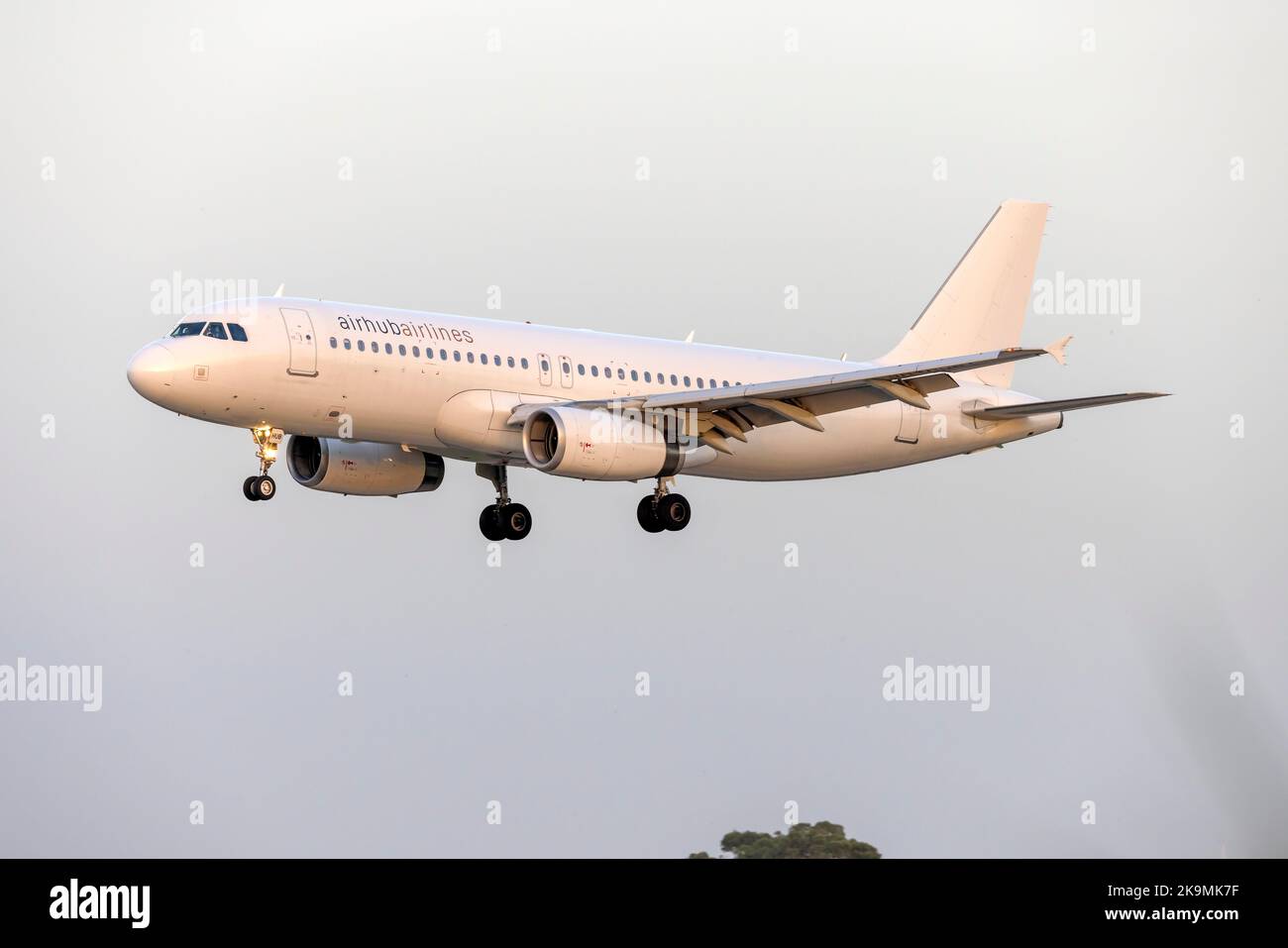 Airhub Airlines Airbus A320-232 (REG: 9H-HUB) operating for Air Malta ...
