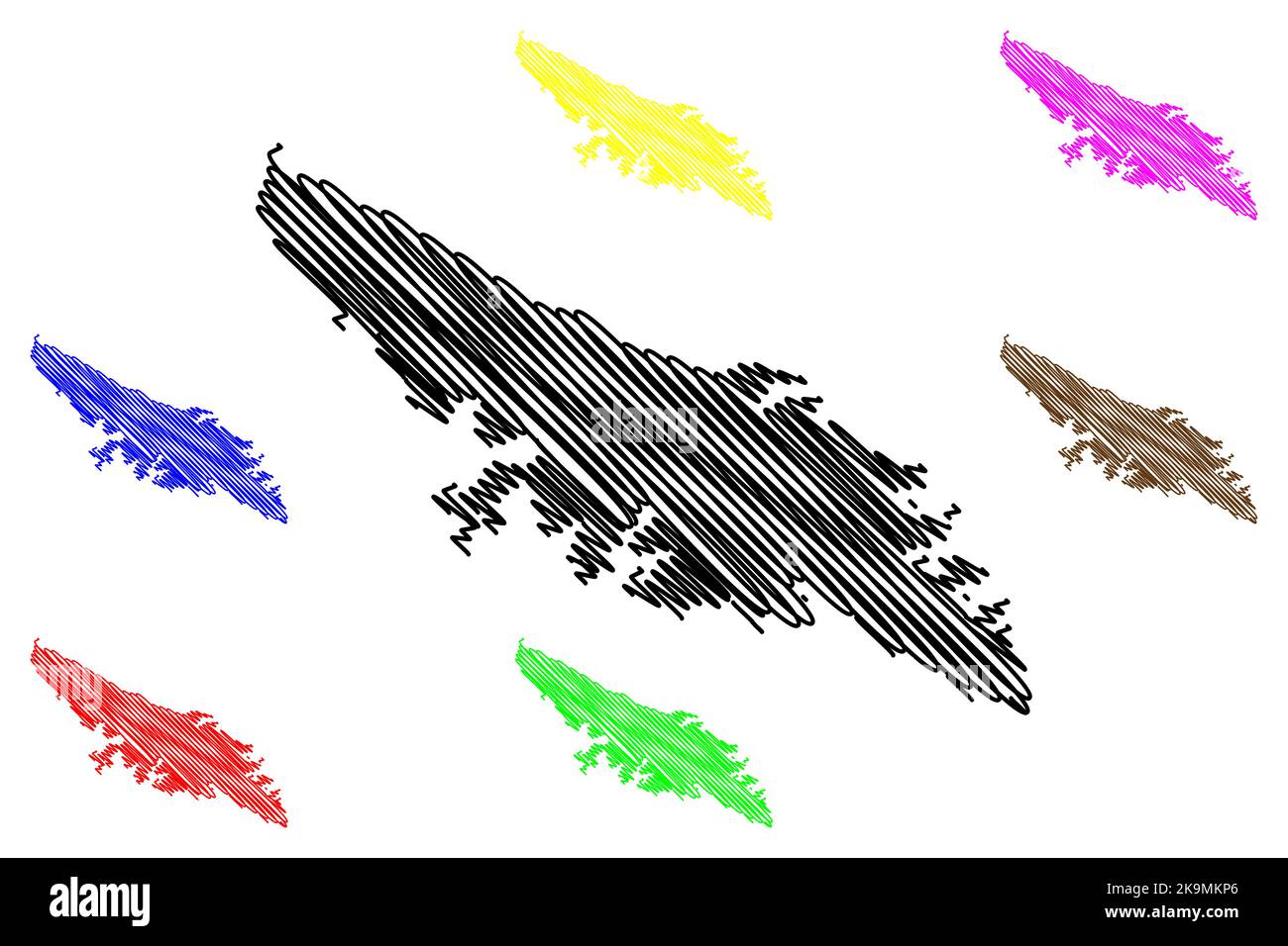 Solarte island (Republic of Panama, Bocas del Toro Archipelago, Cenrtal ...