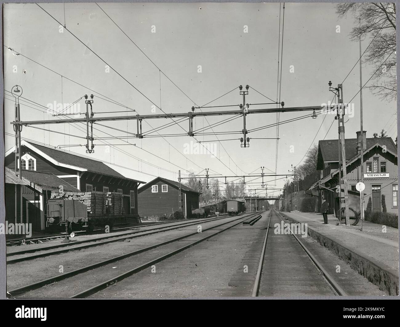 Wiring bridge at Bangården Stock Photo - Alamy