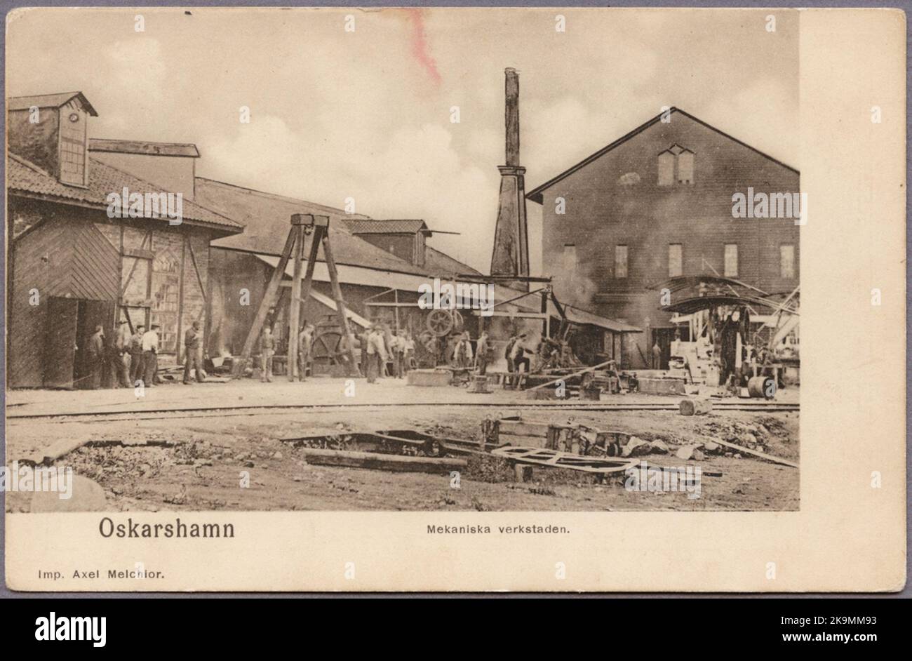 Oskarshamn, Mechanical Workshop Stock Photo - Alamy