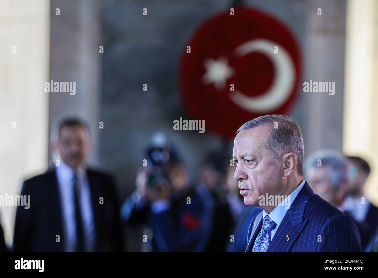 Ankara, Turkey. 29th Oct, 2022. President of the Republic of Turkey ...