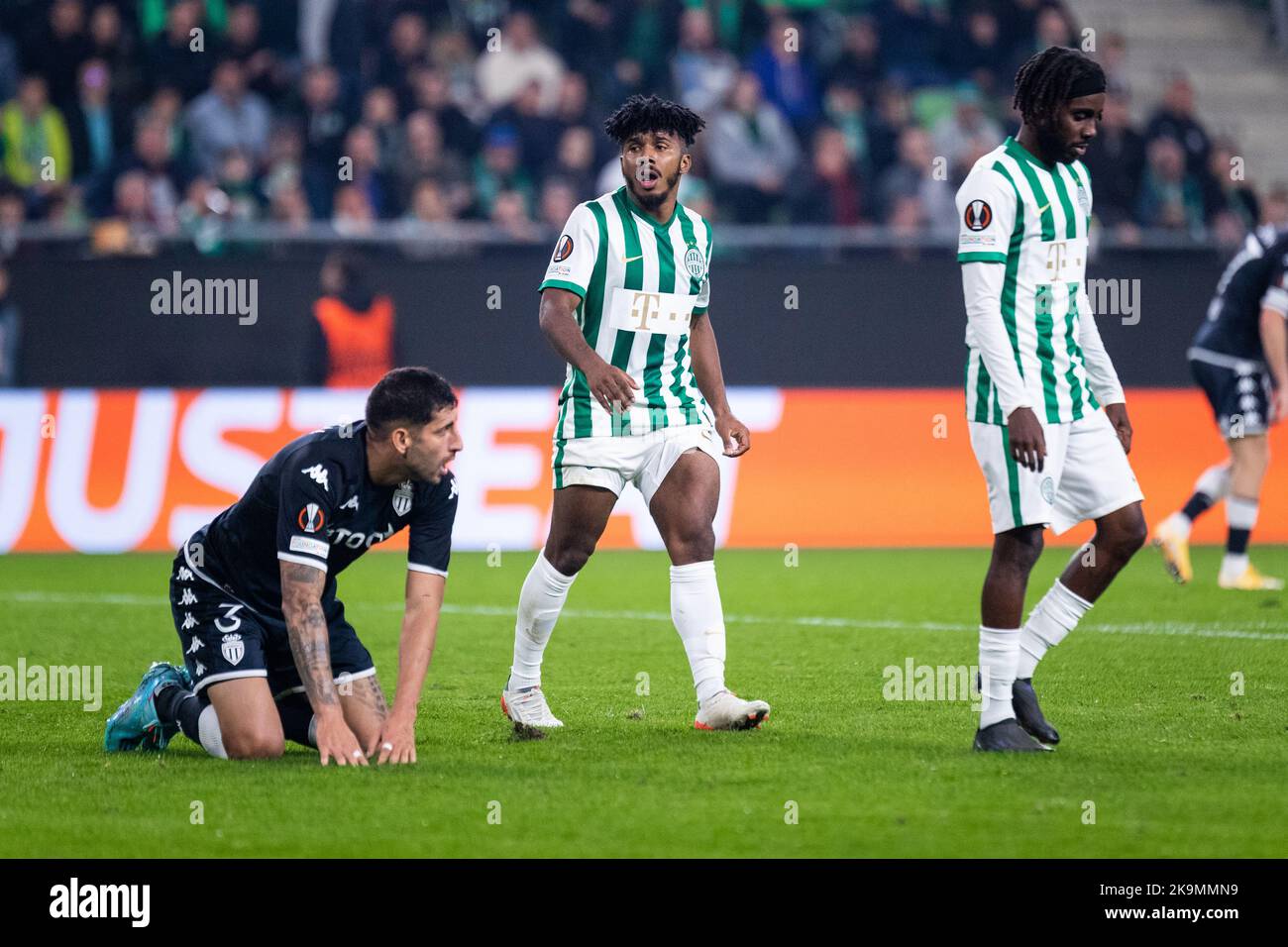 Budapest, Hungary. 27h, October 2022. Marquinhos (50) of Ferencvaros ...