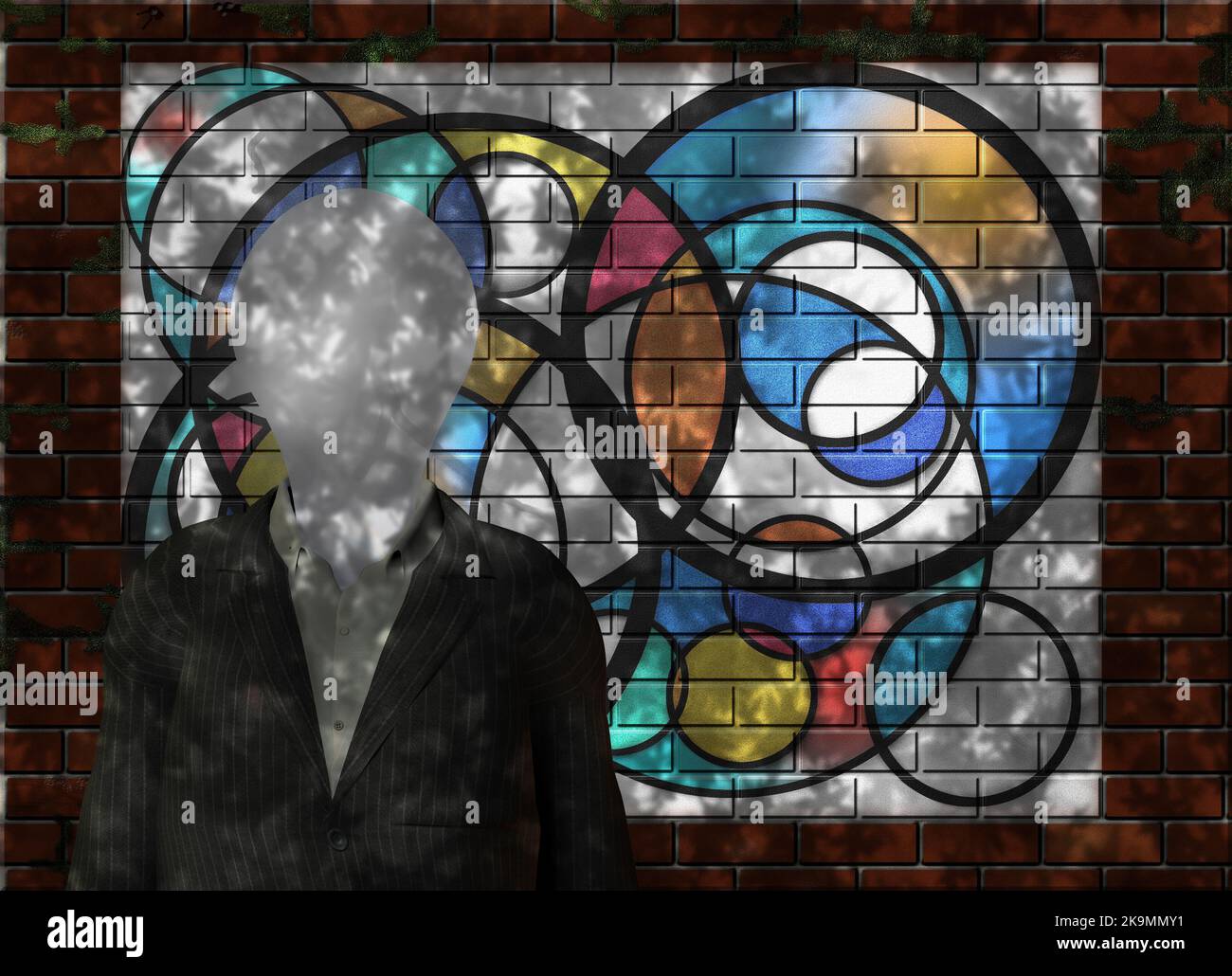 Man in suit lightbulb head hi-res stock photography and images - Alamy