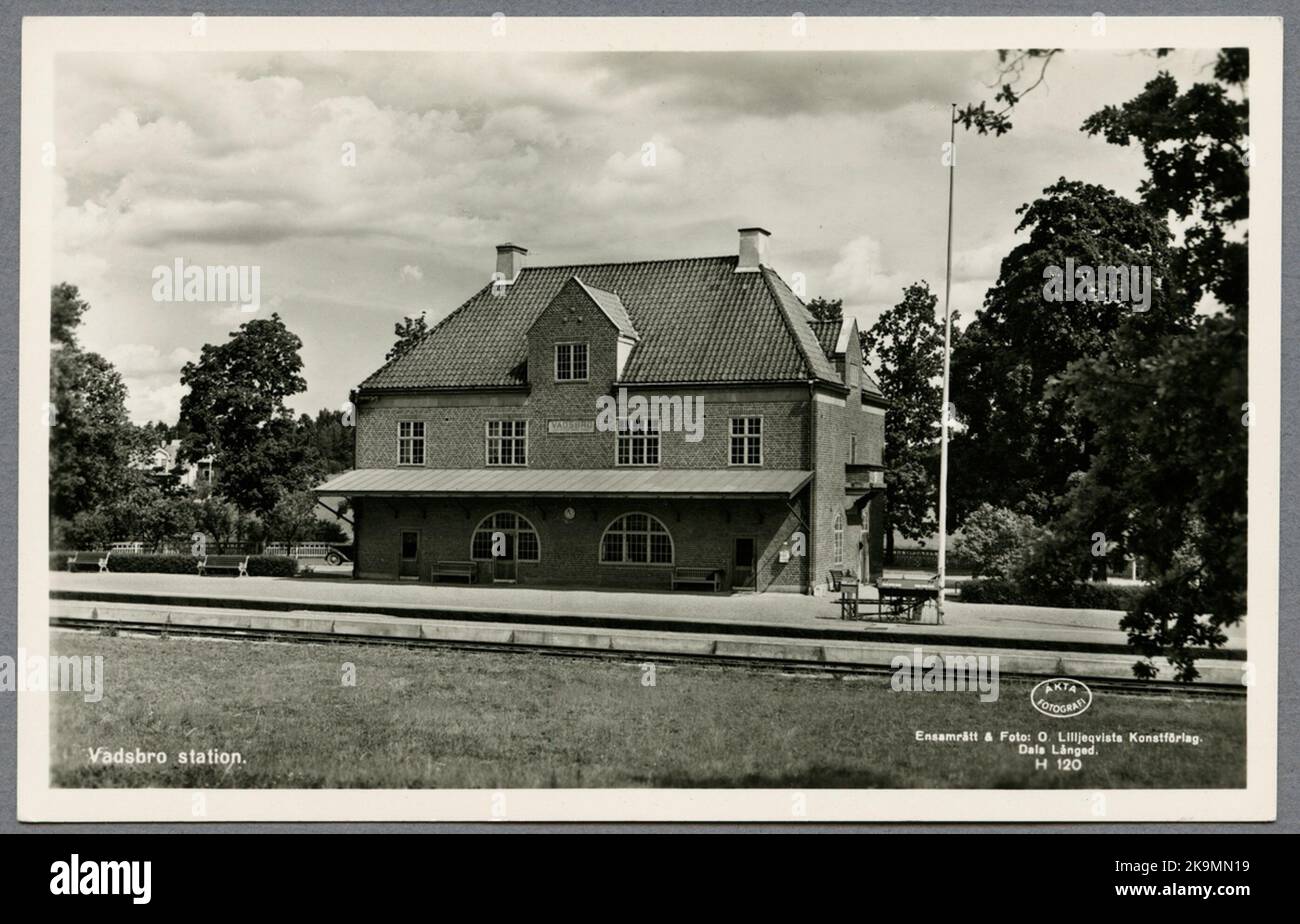 Vadsbro Railway Station Stock Photo - Alamy