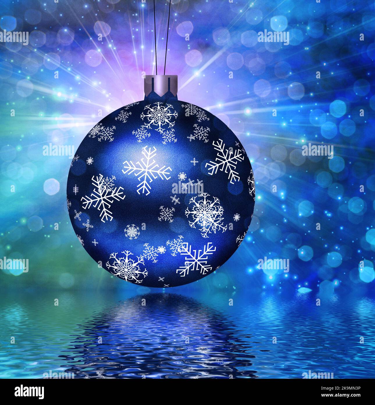 Christmas Tree Ball Illustration. 3D rendering Stock Photo - Alamy