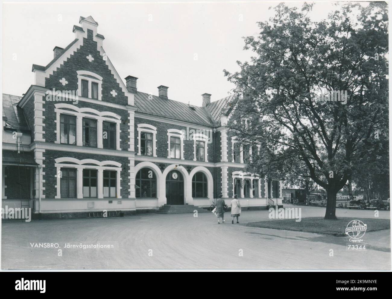 Vansbro new station Stock Photo - Alamy