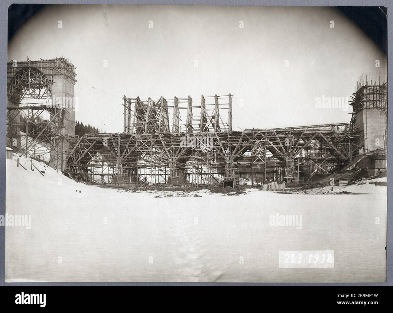 Bridge construction of the Öre River Bridge Stock Photo - Alamy