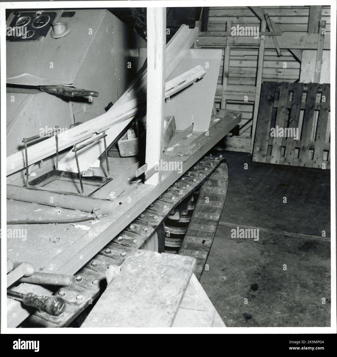 Part of the body on the so -called "snow bus", for the state's railways ...
