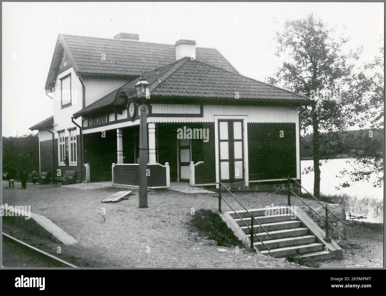 Opened 20.10.1879. The original station building replaced by a new in ...