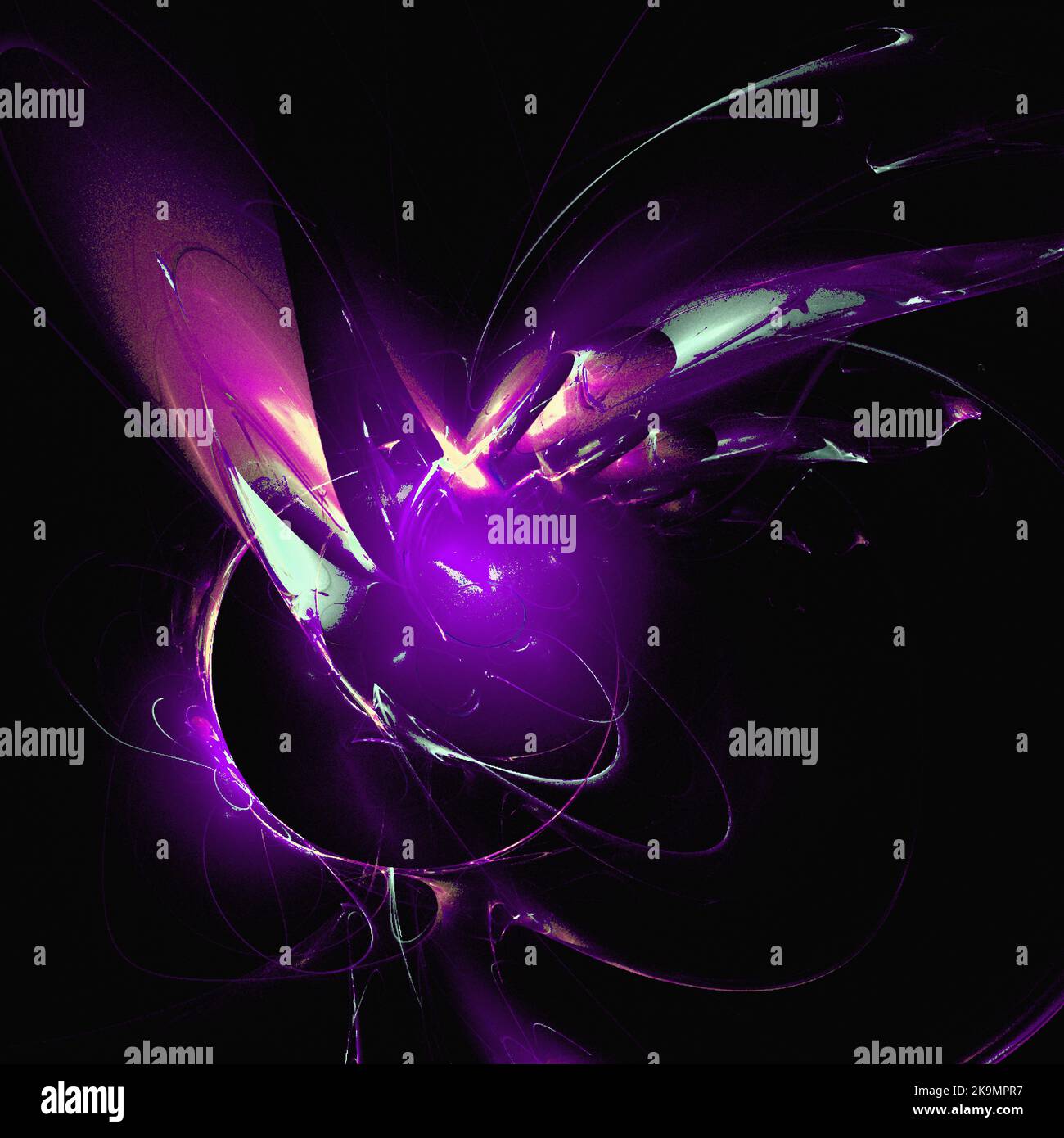 fantasy space illustration of a purple planet in deep space, wallpaper ...