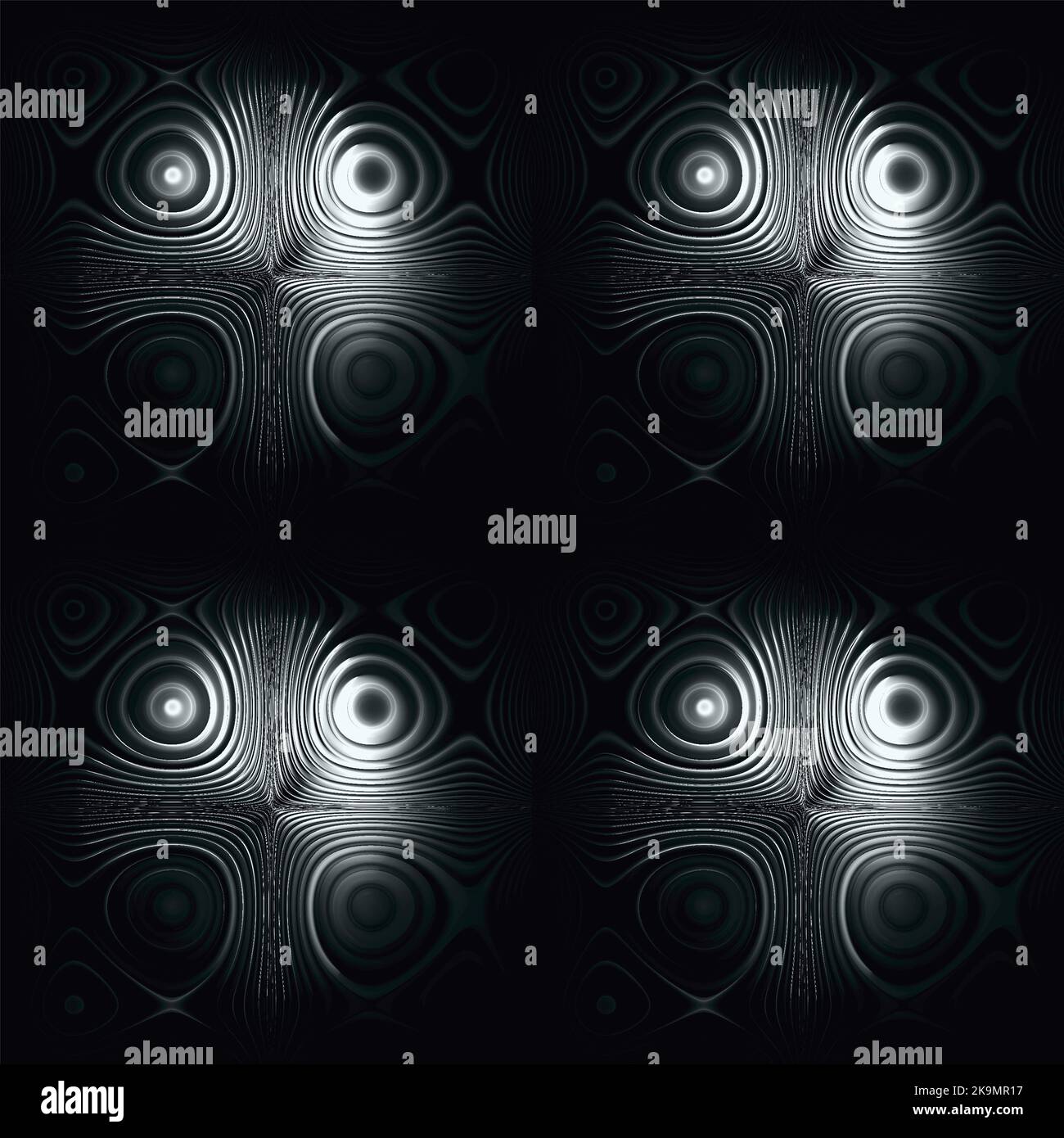 geometricseamless black and white symmetrical abstract pattern tile ...