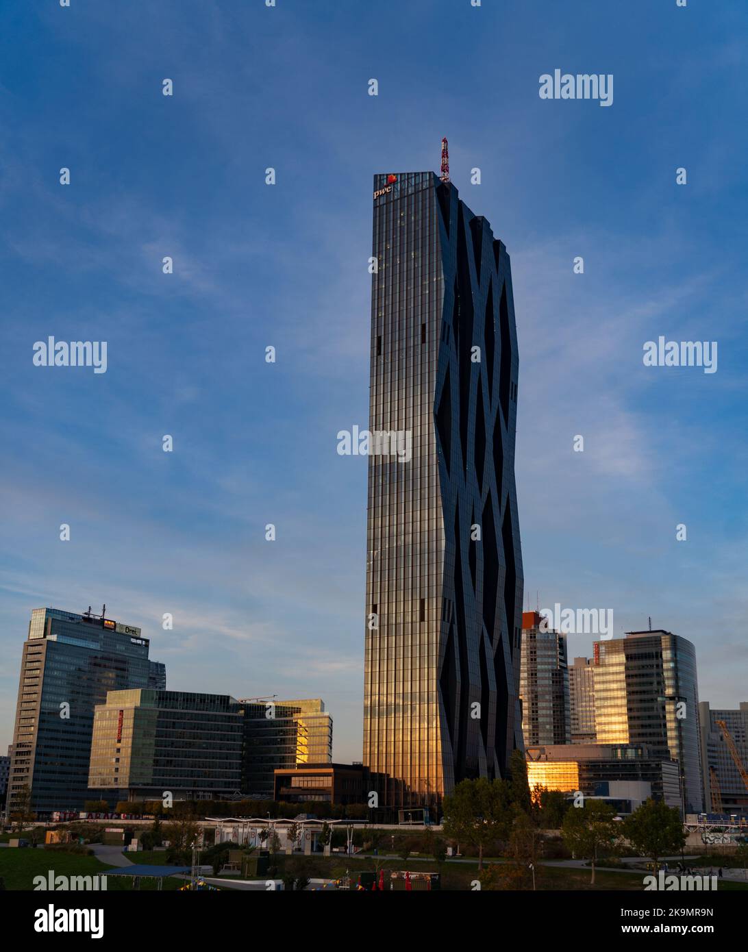 Donau City in Vienna Stock Photo - Alamy