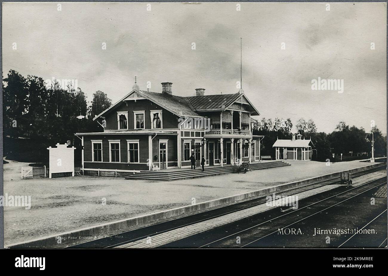 The railway station in Mora Stock Photo - Alamy