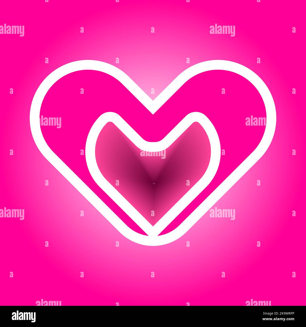 Heart for romantic branding Stock Vector Images - Alamy