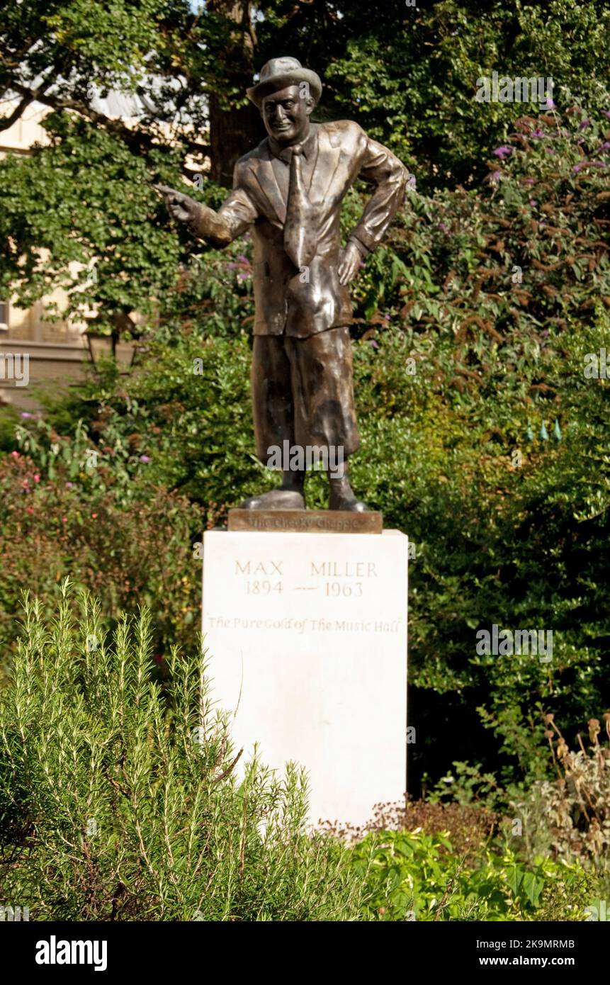 Statue in Memory of Max Miller, Brighton, Sussex, UK. Max Miller ...