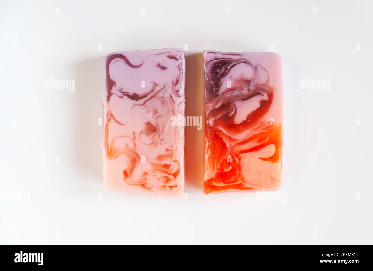 Homemade soap. Scented colorful handmade soap bars Stock Photo - Alamy