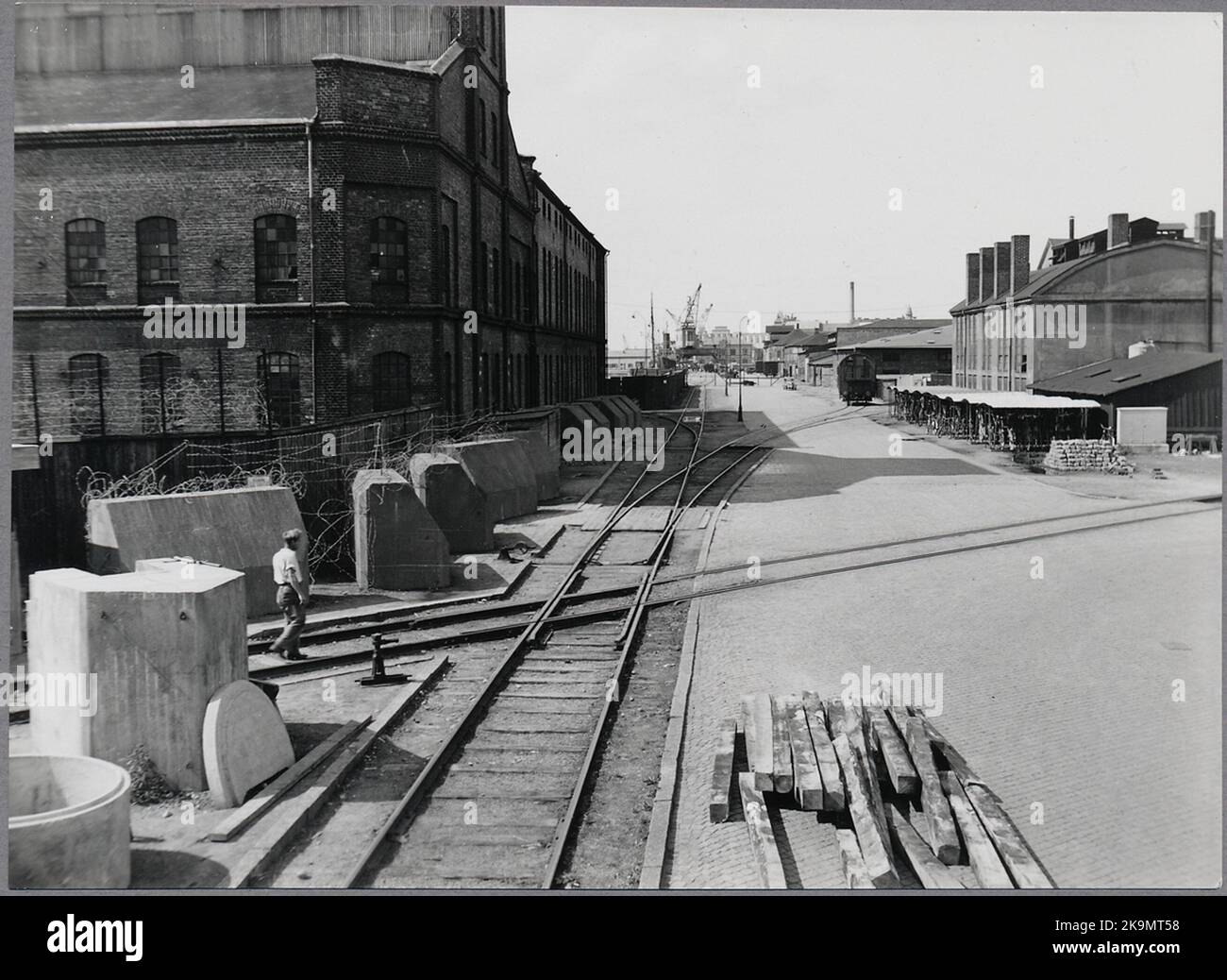A factory track in an industrial area Stock Photo - Alamy