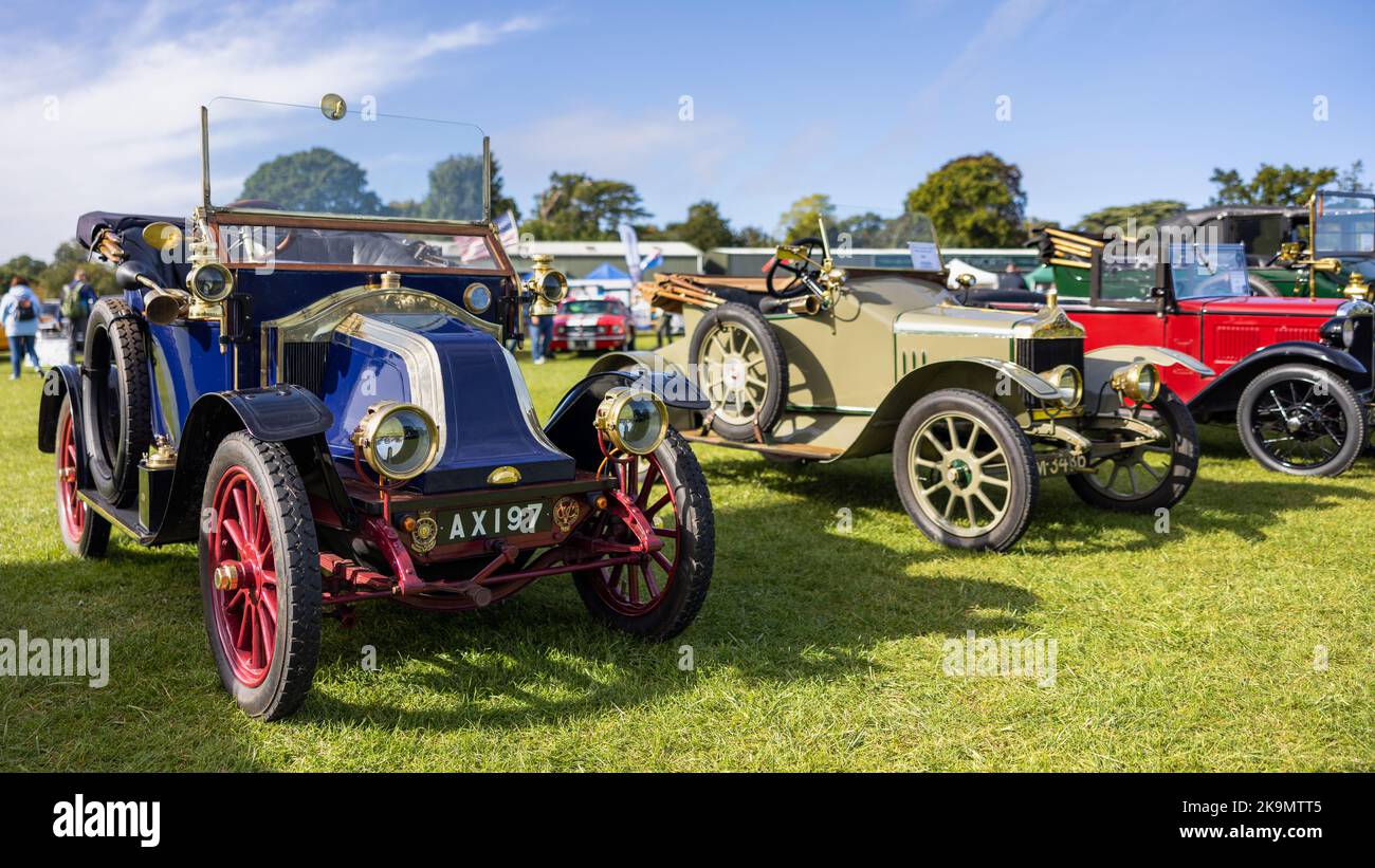 1911 Renault AX 8hp & 1914 Standard Model S Rhyl Tourer, on display at ...