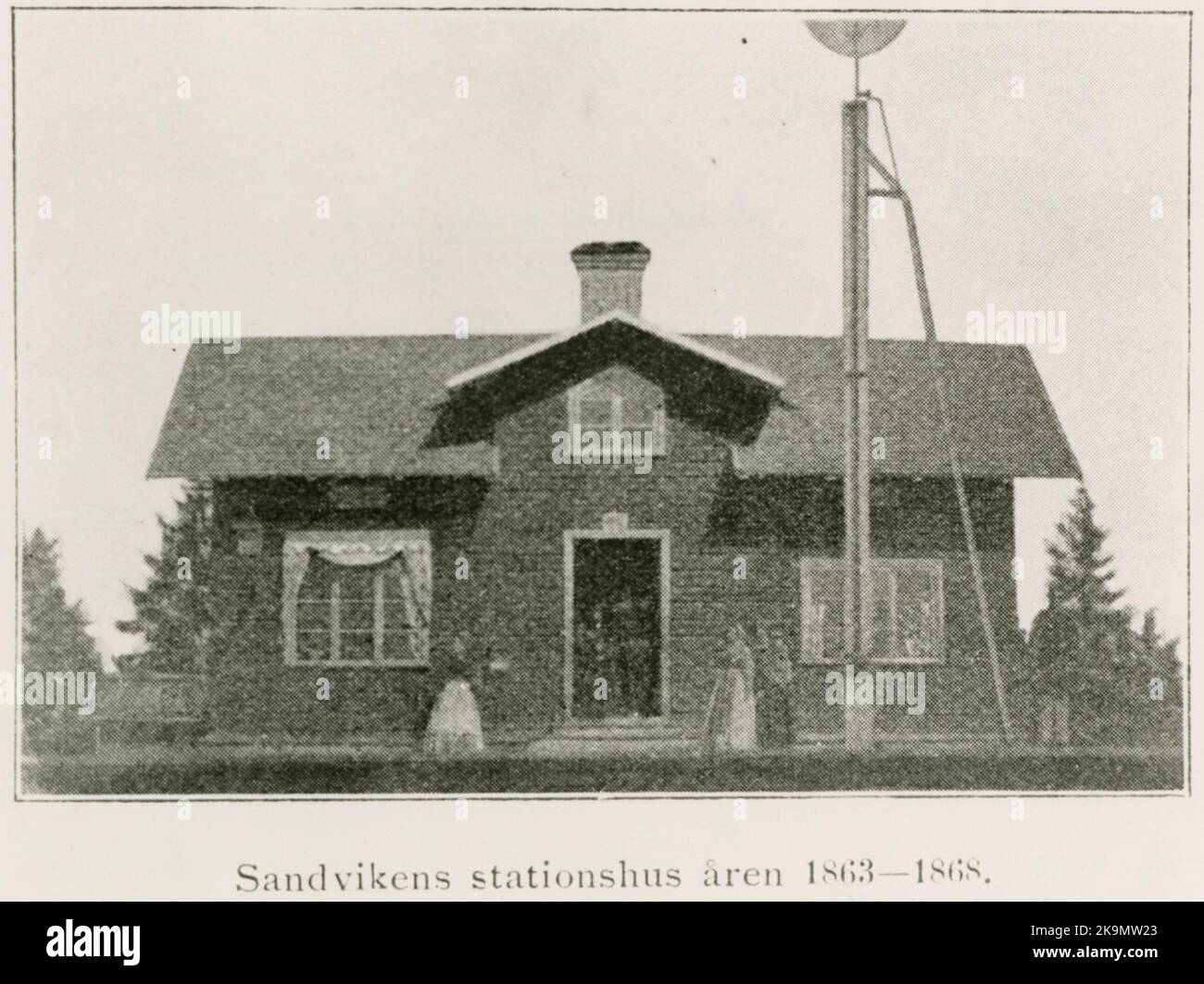 Sandvikens station house 1863 - 1868. Photo from GDJ Annual Journal ...