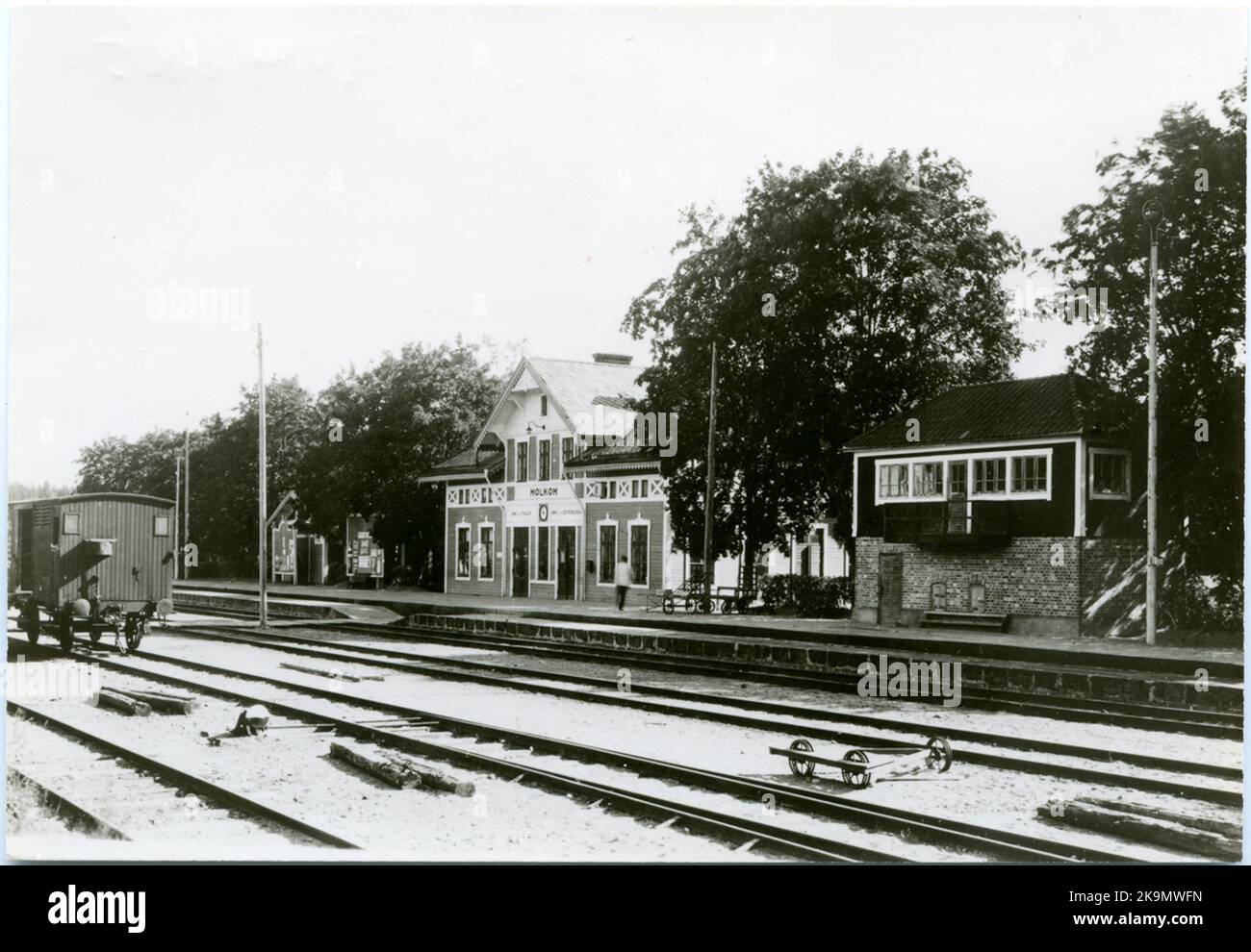 Station built in 1879. One- and one-half-story station house ...