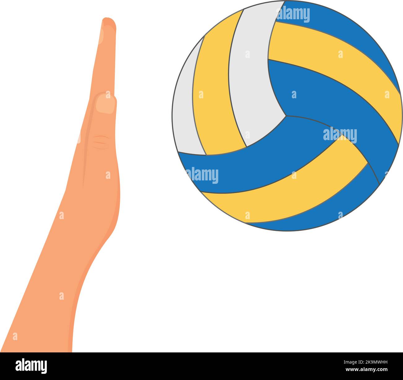 Volley court indoor Stock Vector Images - Alamy