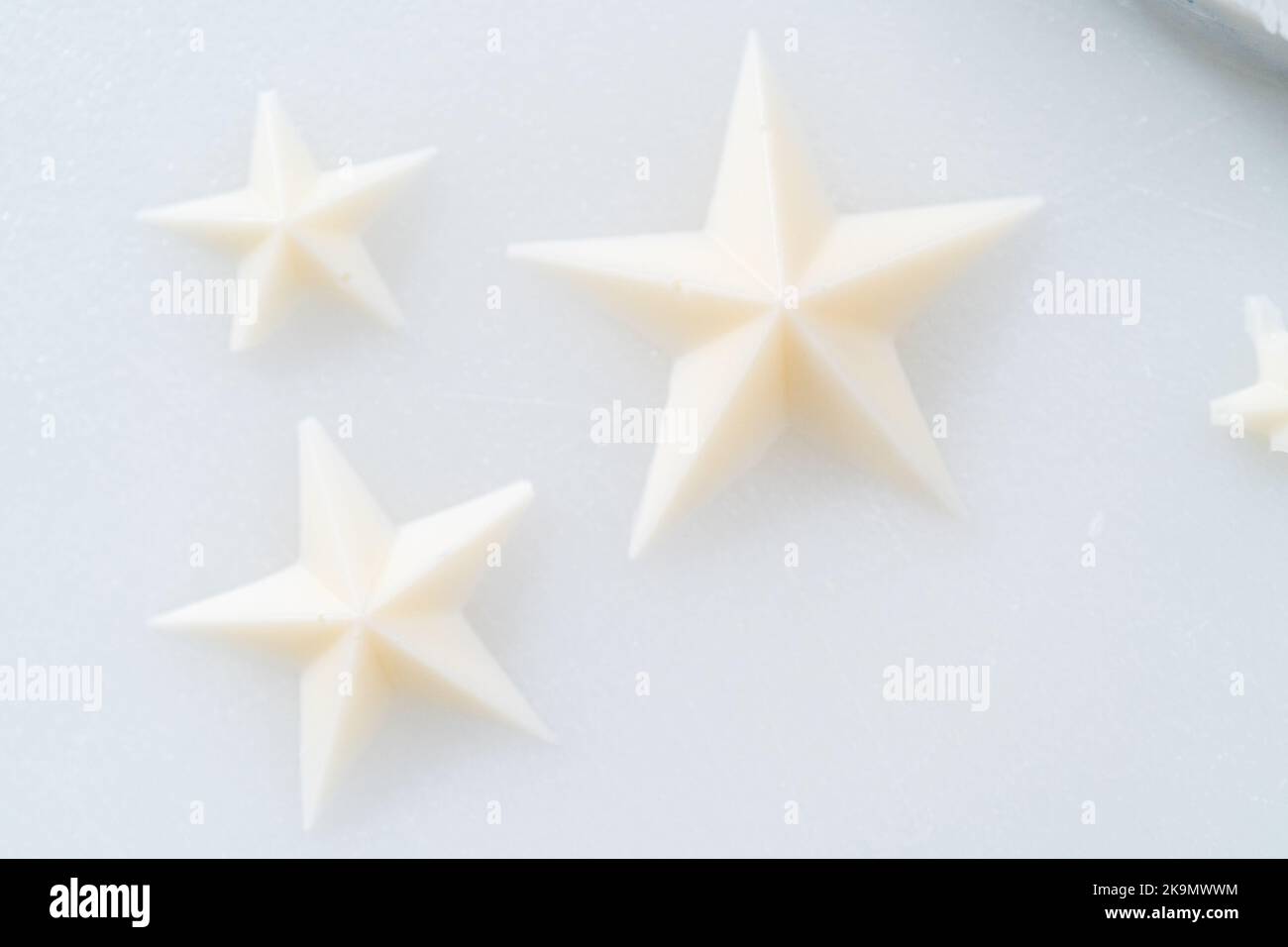 Star shaped chocolates Stock Photo - Alamy