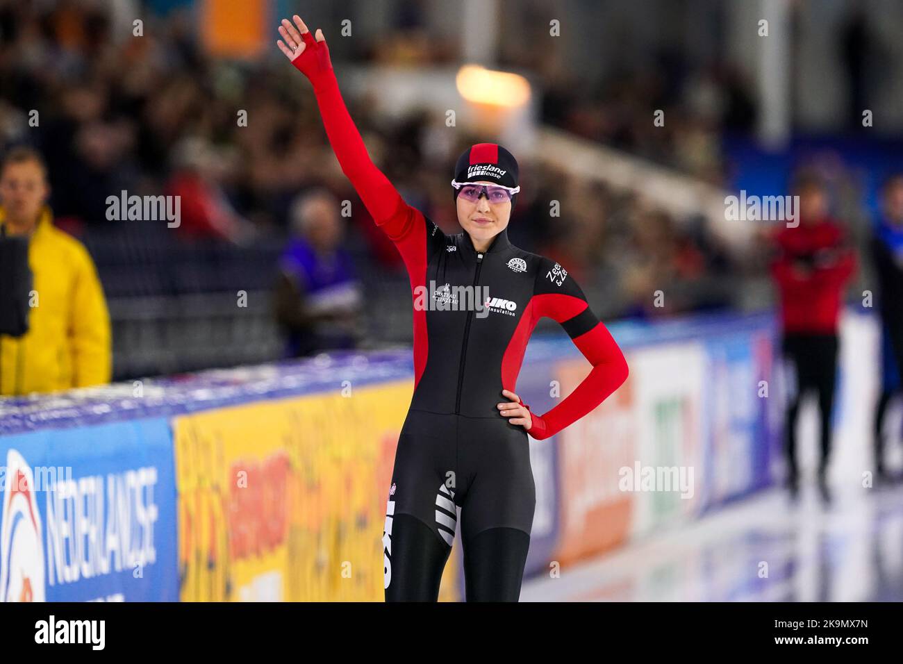 HEERENVEEN, NETHERLANDS - OCTOBER 29: Robin Groot of Team IKO competing ...