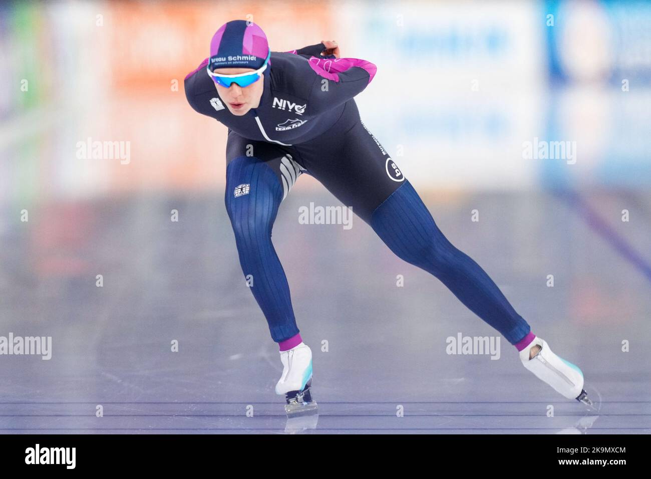 HEERENVEEN, NETHERLANDS - OCTOBER 29: Paulien Verhaar of Team Frysk ...