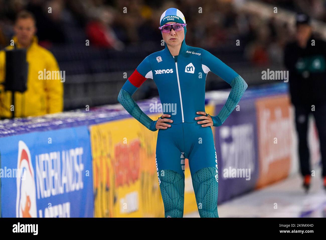 HEERENVEEN, NETHERLANDS - OCTOBER 29: Melissa Wijfje of Team Albert ...