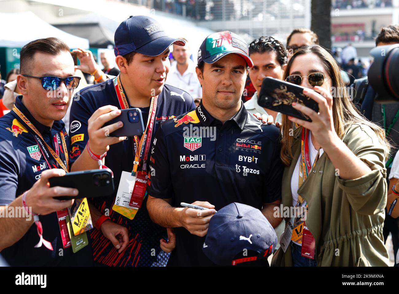 PEREZ Sergio (mex), Red Bull Racing RB18, portrait during the Formula 1 ...
