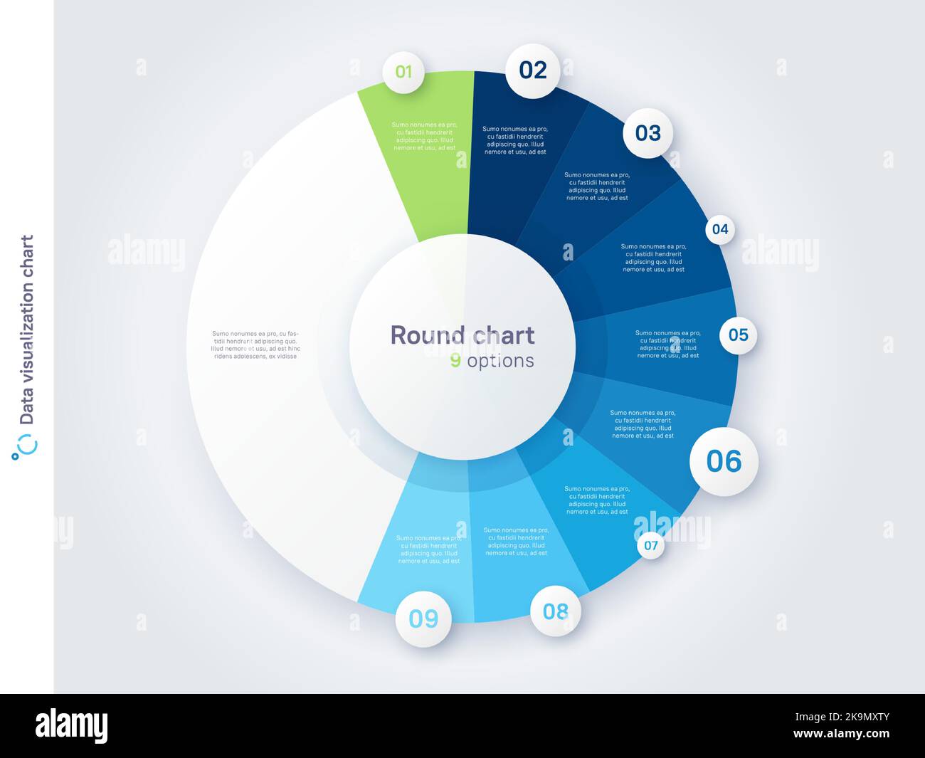 Nine parts Stock Vector Images - Alamy