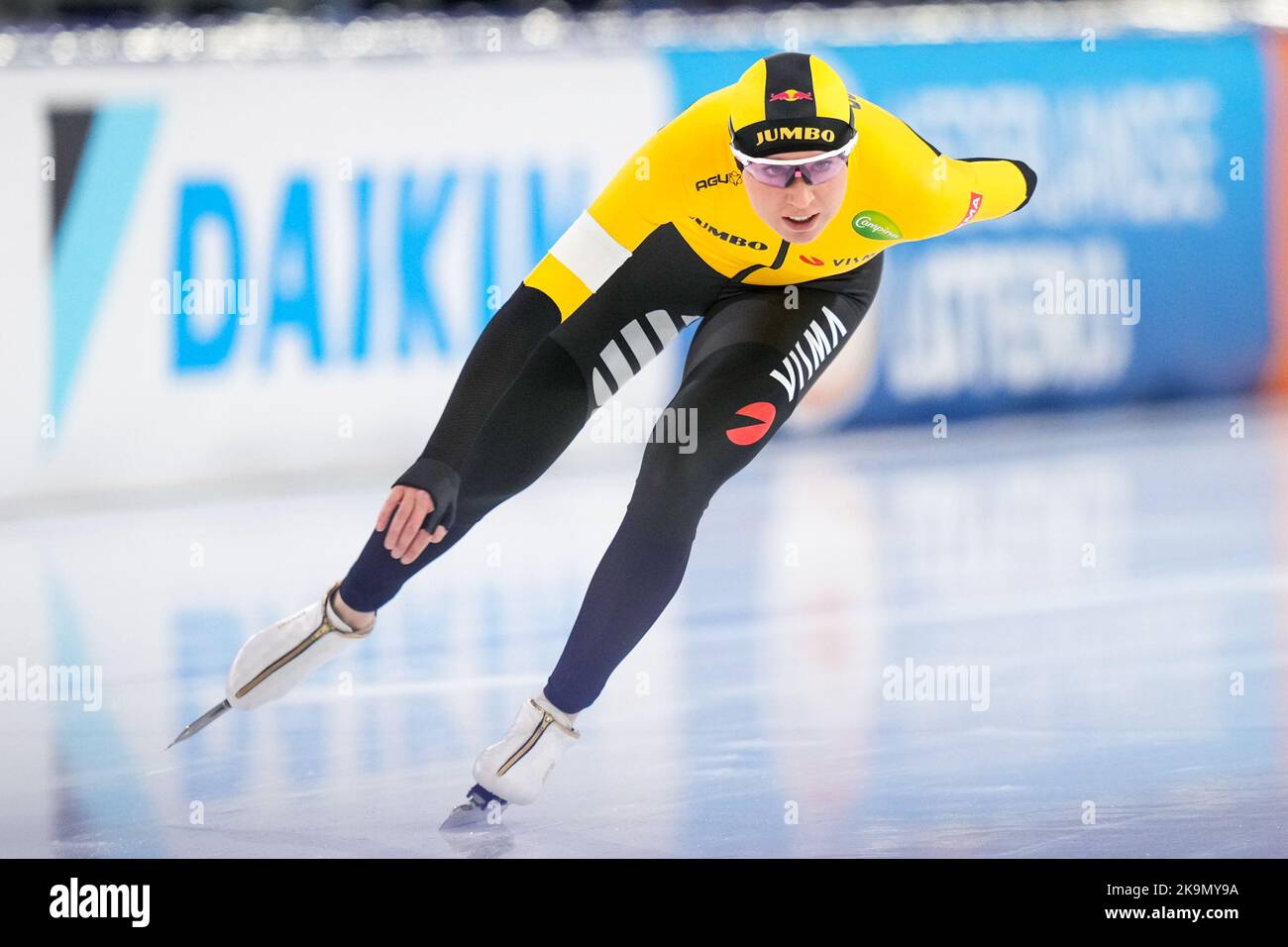 HEERENVEEN, NETHERLANDS - OCTOBER 29: Merel Conijn of Team Jumbo Visma ...