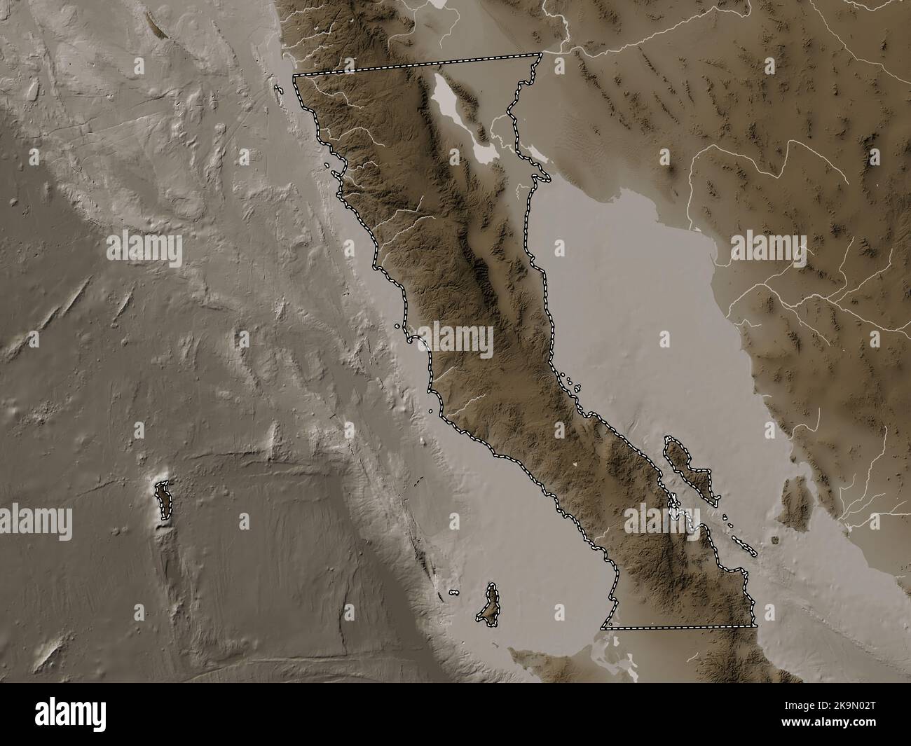 Mexicali map hi-res stock photography and images - Alamy